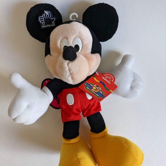 Disney | Other | Disney Mickey Mouse Bendable Plush New Applause Disney ...